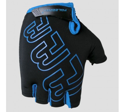 Rukavice Cyklo F-3 černá/modrá NEW, S - Pelotony.com